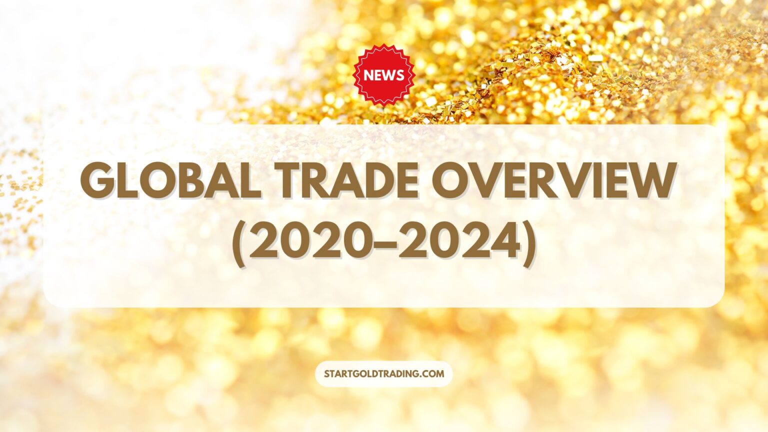 Global Trade Overview (2020–2024) - Start Gold Trading
